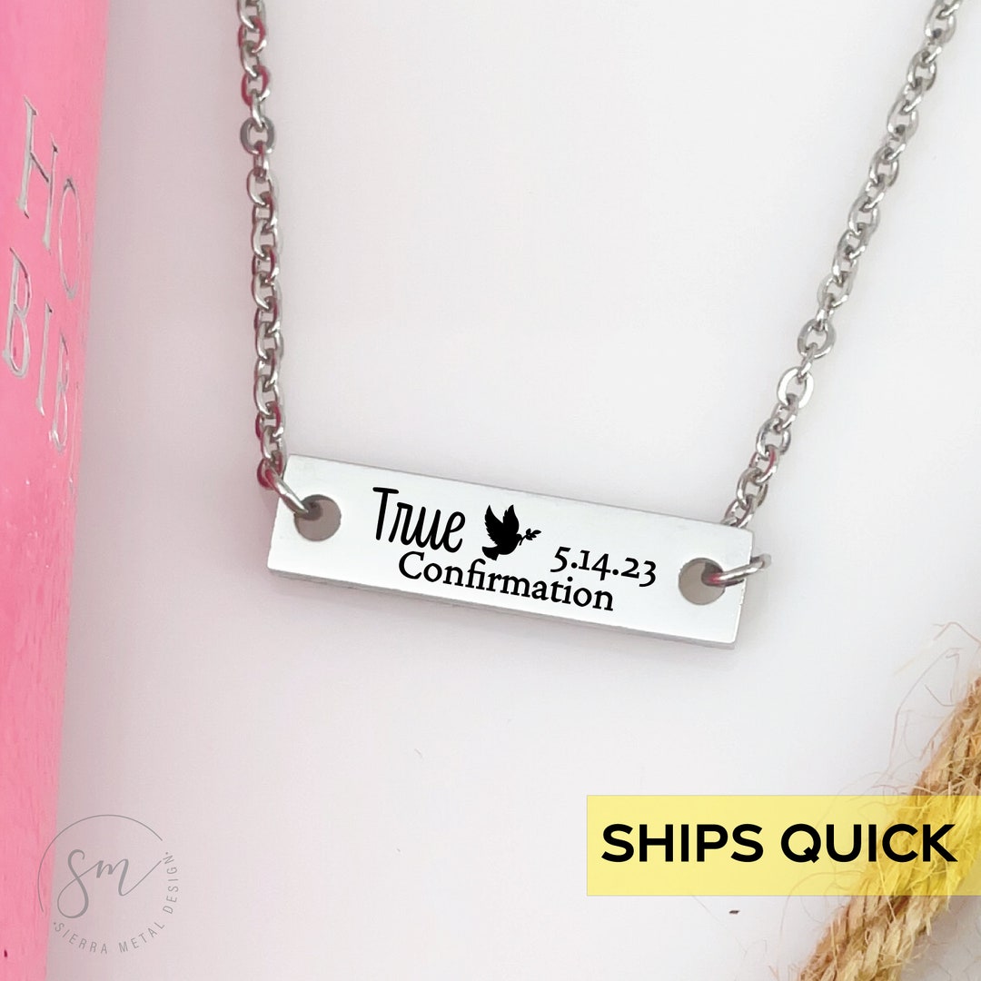 Confirmation Necklace Confirmation Gift Confirmation Jewelry - Etsy