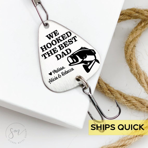 Lure for Dad Fathers Day Gift We Hooked the Best Dad Lure Gift - Etsy