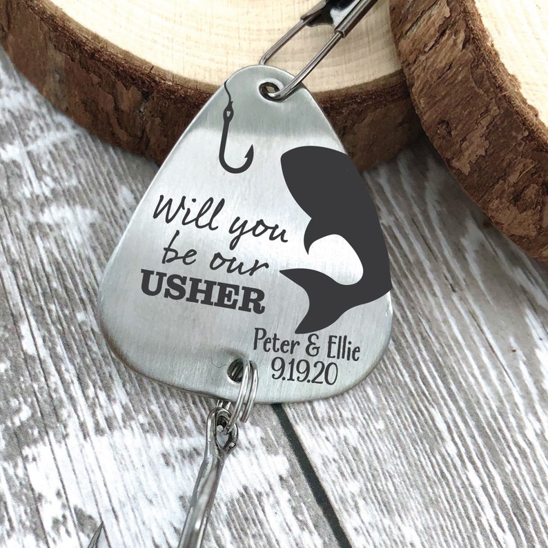 Usher Gift Will You Be Our Usher Gift Personalized Usher | Etsy