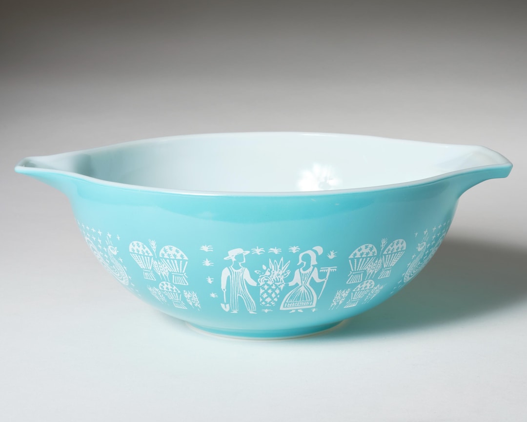 4 Blue/white Pyrex Amish Farmers Bowl Set - Etsy
