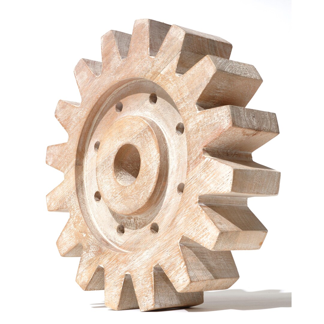 Home Decor Wooden Gear - Etsy