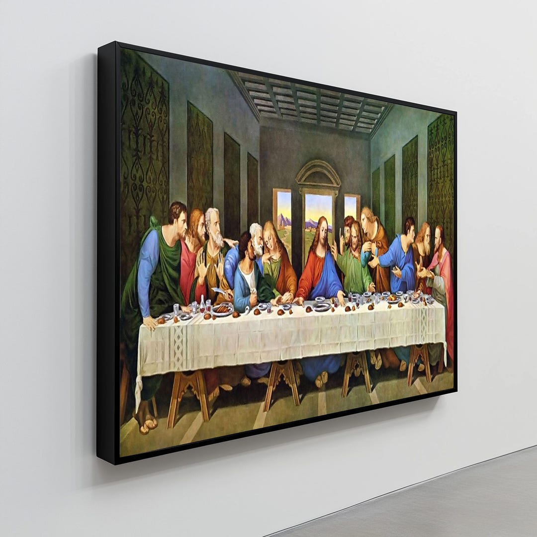 The Last Supper Canvas Art, Famous Painting Print, Wall Art Canvas ...