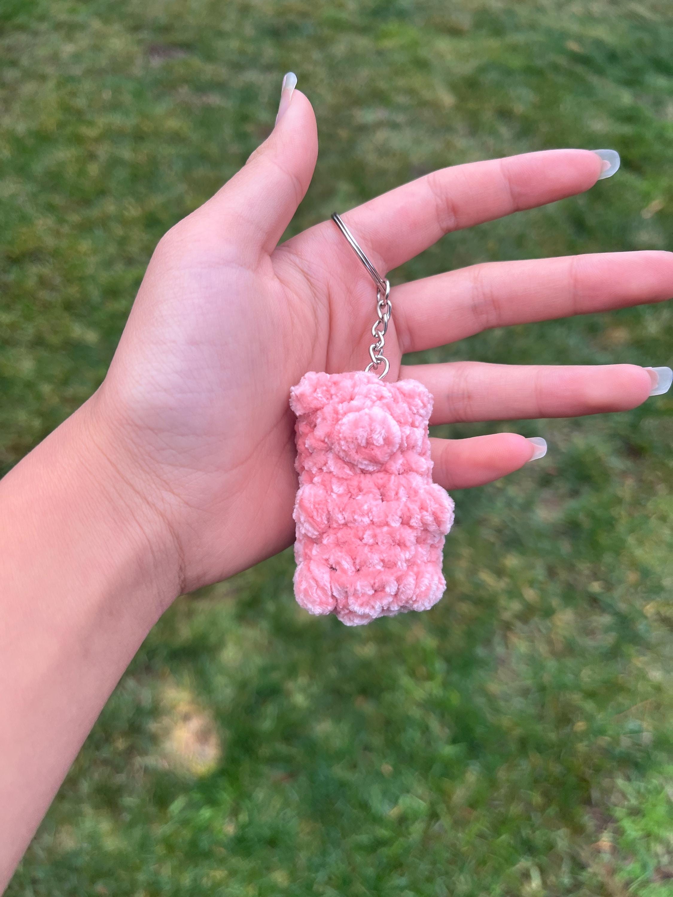 Crochet Amigurumi Fun Gummy Bear Keychain - Etsy