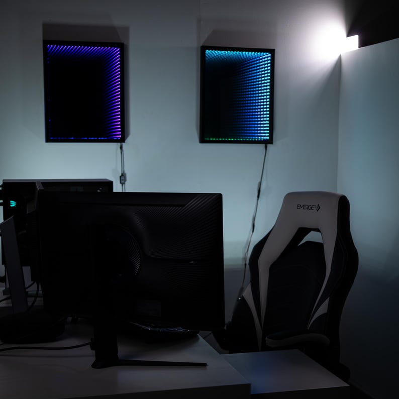 LED Infinity Mirror - 16” X 20” - SPAACE R-2 | Premium Optical Illusion ...