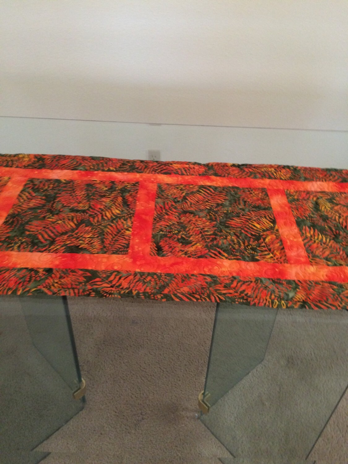 Sunset Handmade Quilted Tablerunner | Etsy