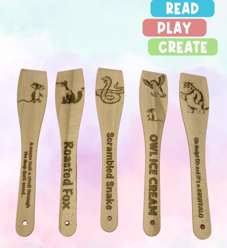 Gruffalo Story Themed Spatula Set - Etsy