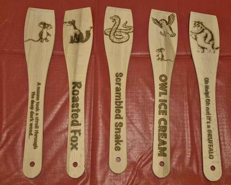 Gruffalo Story Themed Spatula Set - Etsy