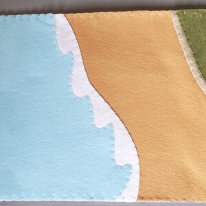 Felt Play Mat Set Montessori Play by the Beach Water Treasure - Etsy