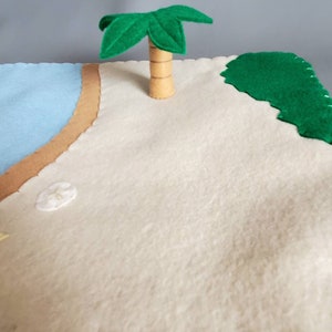 Felt Play Mat Set Montessori Play by the Beach Water Treasure - Etsy