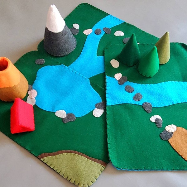 Felt Play Mat - Etsy