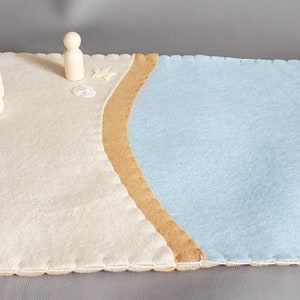 Felt Play Mat Set Montessori Play by the Beach Water Treasure - Etsy