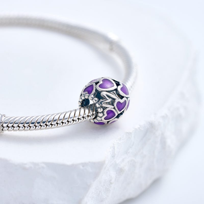 Purple Charms Jewelry - Etsy