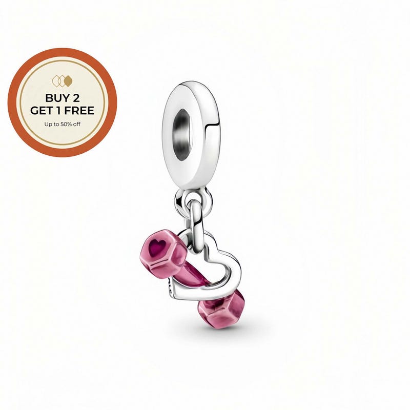 Dumbbell Pandora Charm - Etsy
