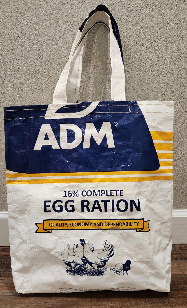 Recycled Feed Sacks, Totes, Reusable Grocery Bags, Reusable Totes, Farm ...