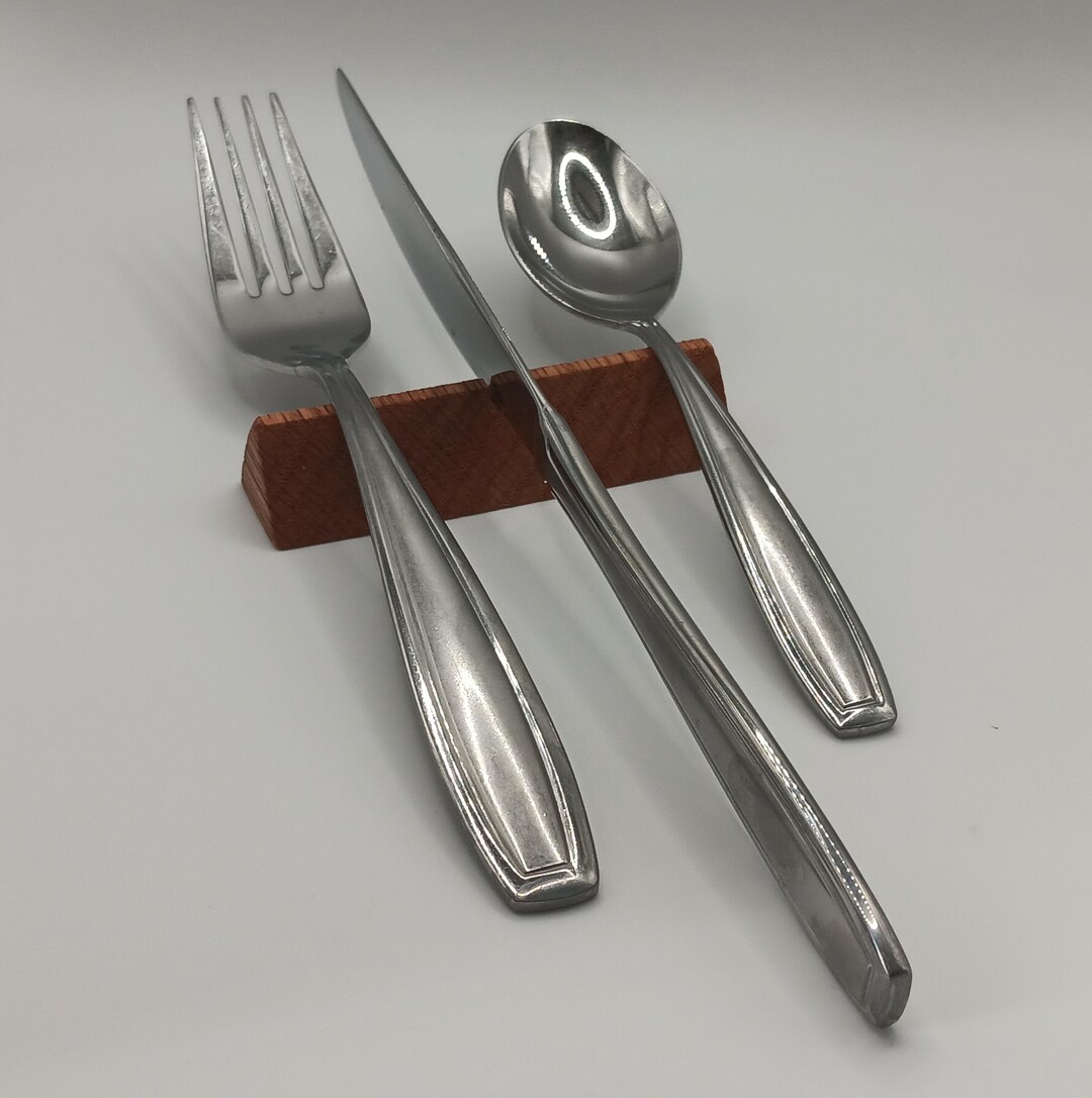 Wooden Silverware Stand - Etsy