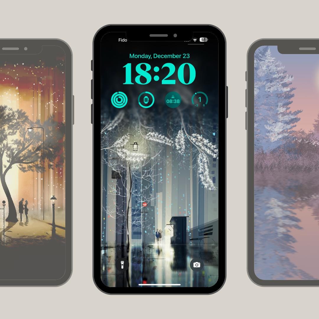 IPhone Wallpaper Pack – 4 HD Digital Mobile Backgrounds for Iphones ...