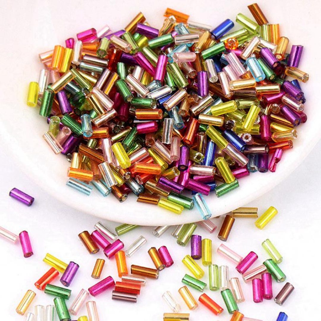 Small Tube 2x4mm 2x6mm Glass Loose Spacer Beads Wholesale Bulk Lot for ...