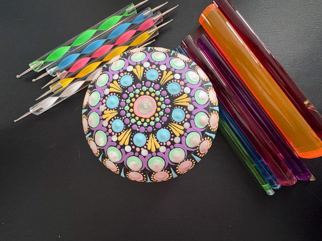 Beginner Dot Painting Kit & Tutorial - Etsy