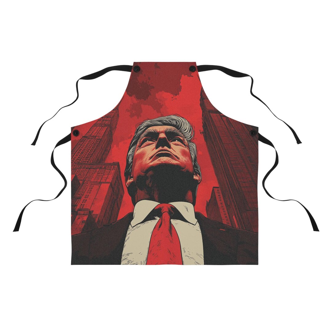 Trump Original Art Red and Black Apron - Baking, Art, BBQ, Kitchen ...