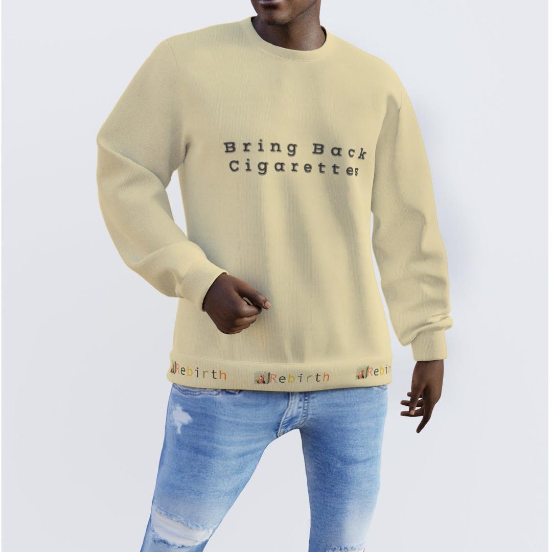 Bring Back Cigarettes Sweater, Cigarette, Smoker, Nostalgia, Vintage ...