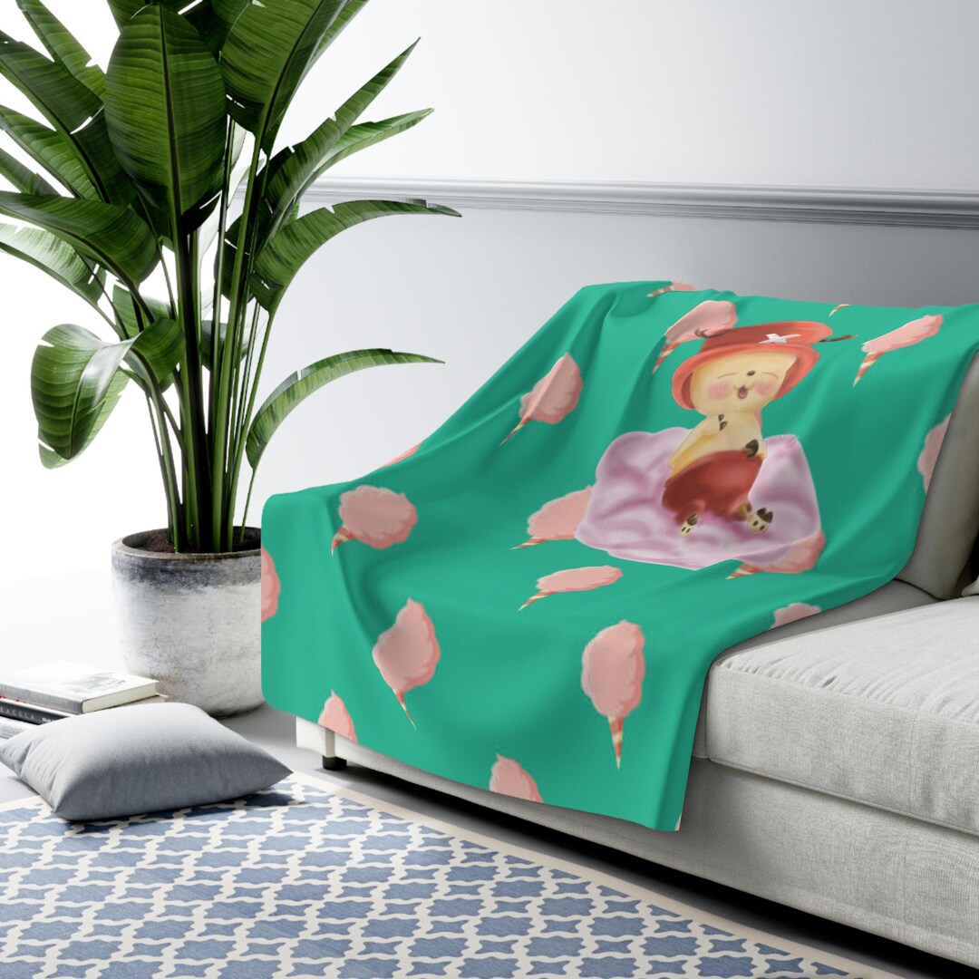 One Piece Inspired Chopper Blanket, Cotton Candy Lover, Tony Tony ...