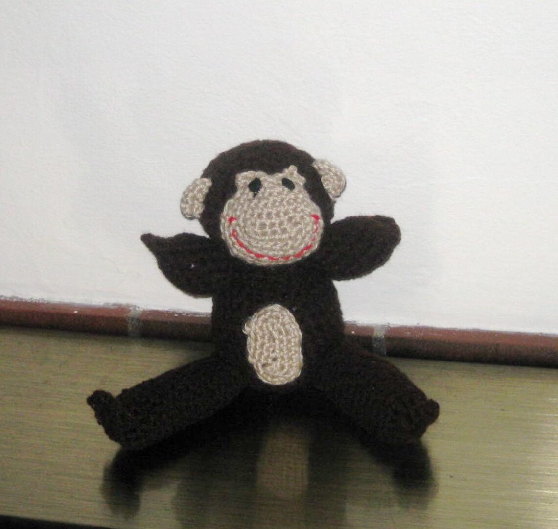 Monkey, Stuffed Toy, Handmade, Named Monty - Etsy