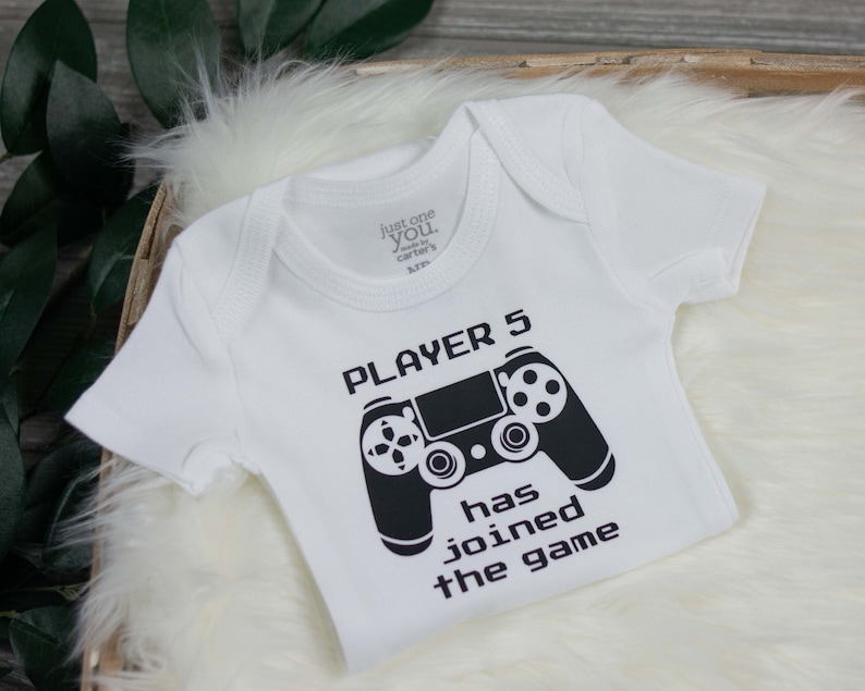 Player 3 Has Entered the Game Infant Bodysuit Baby Gamer Outfit Gift ...