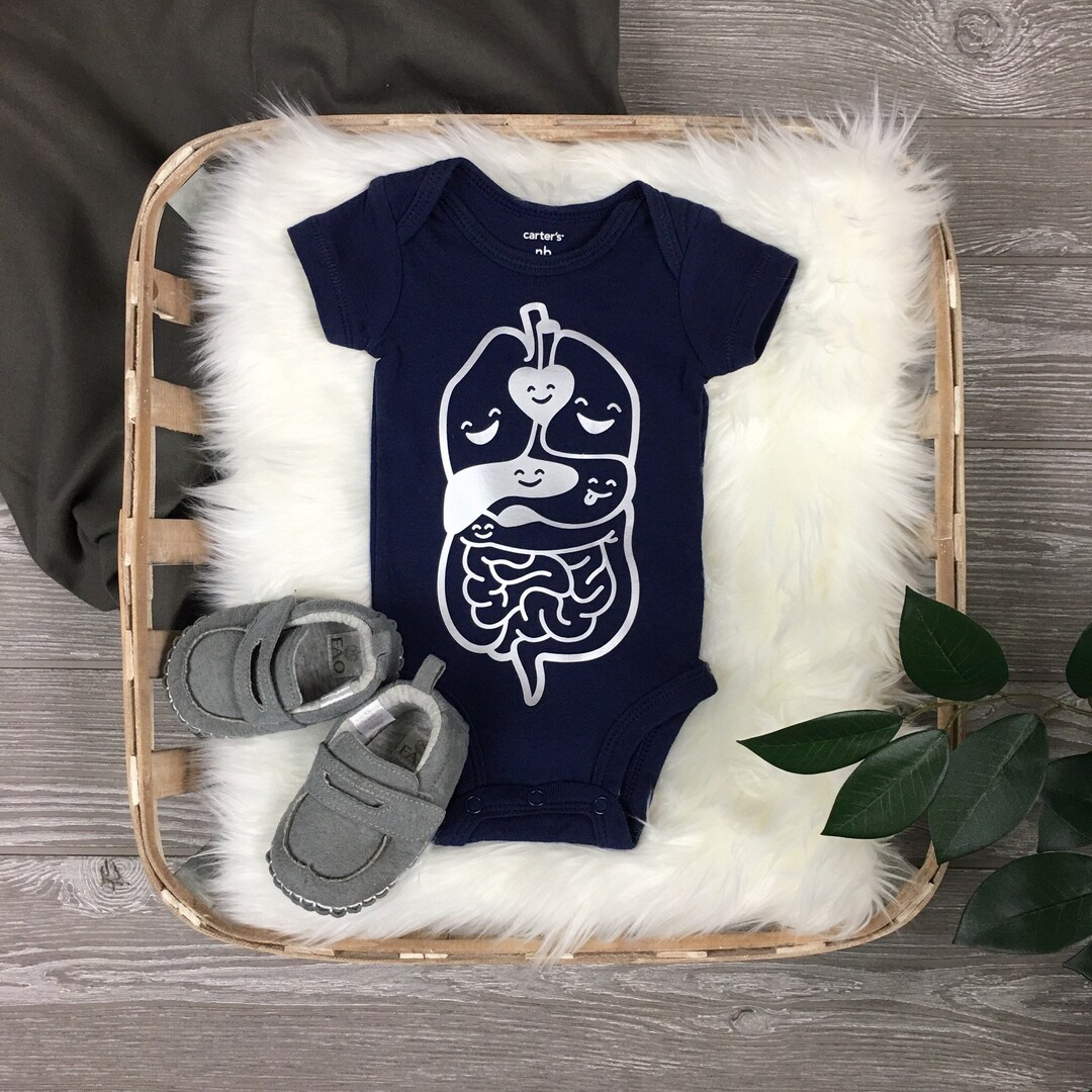 Happy Internal Organs Baby Bodysuit - I Love Your Guts Infant Outfit - Etsy