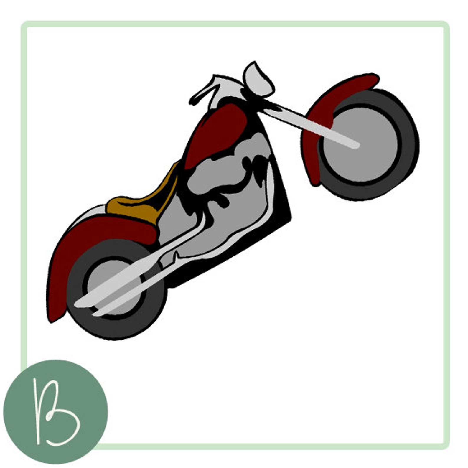 Motorcycle SVG File - Etsy