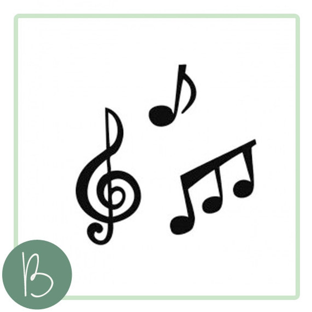 Music Notes SVG File - Etsy