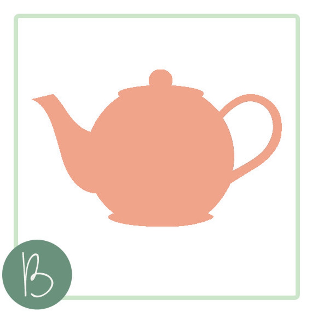 Tea Pot SVG File - Etsy