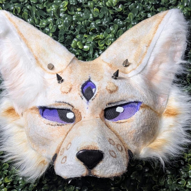 Therian Mask Fennec Fox - Etsy
