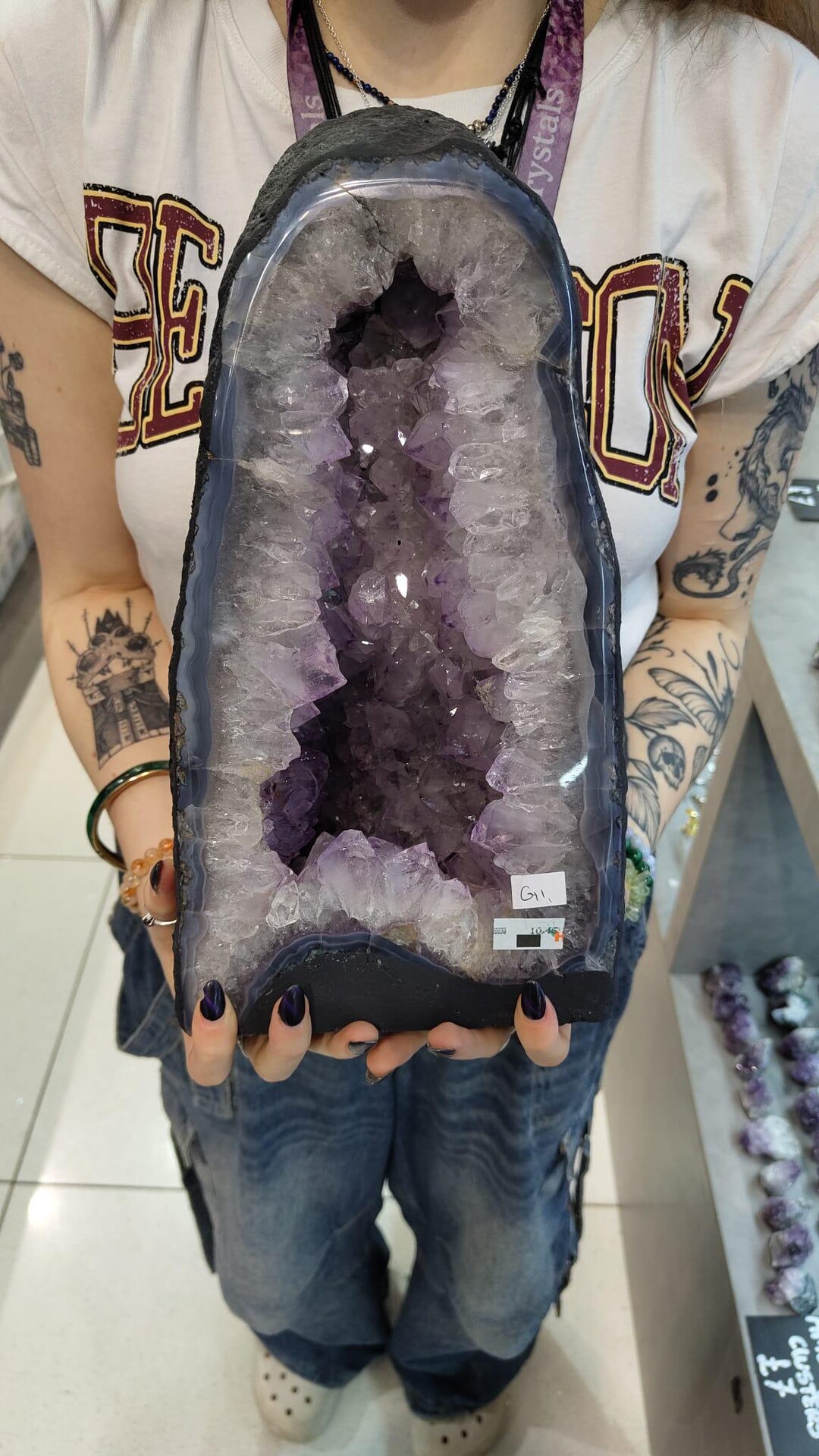 Huge Amethyst Geode, Amethyst Geode, Large Crystal Gifts, Large ...