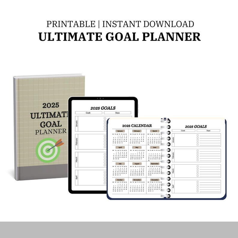 Ultimate Goal Planner, Goal Setting Journal, Productivity Planner, Life ...