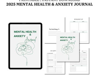 Mental Health Planner, Wellness Journal, Self-care Planner, Emotional ...