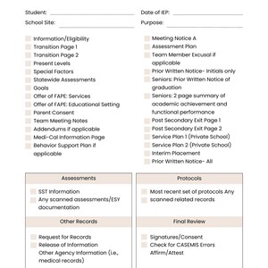 2025 SLP Planner | Speech Therapy Organizer & IEP Toolkit | Editable ...