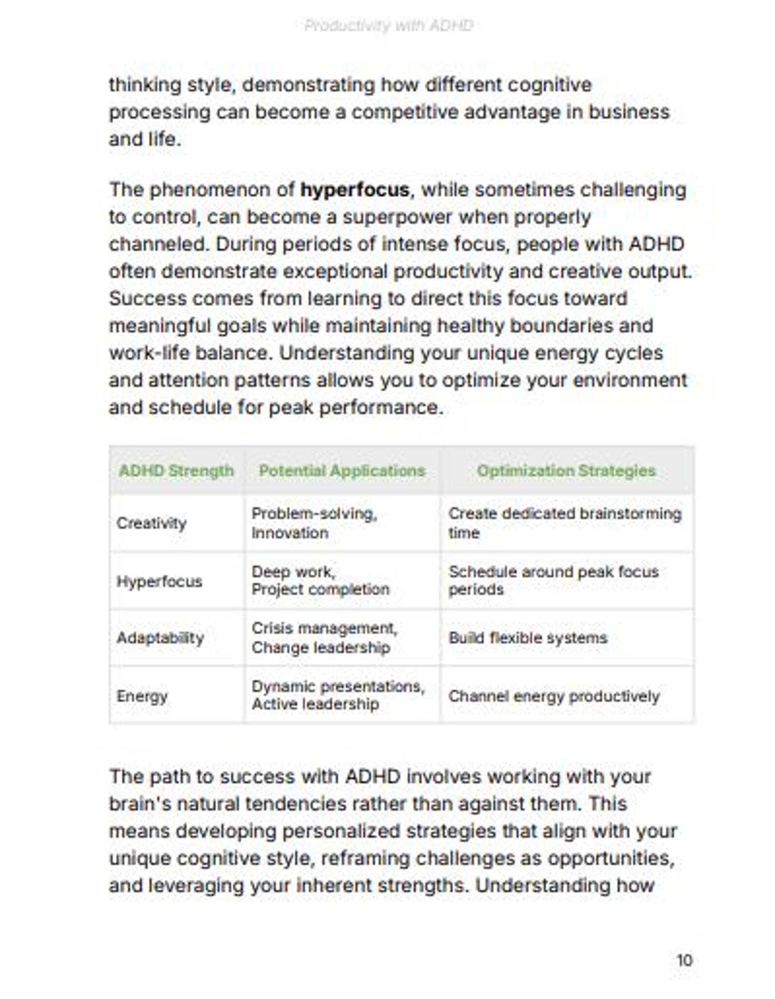 ADHD Productivity Toolkit | Executive Functioning, E-books, Workbook ...