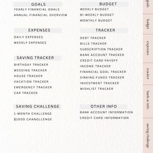 2025 Financial Budget Planner | Editable Canva Template | Monthly ...