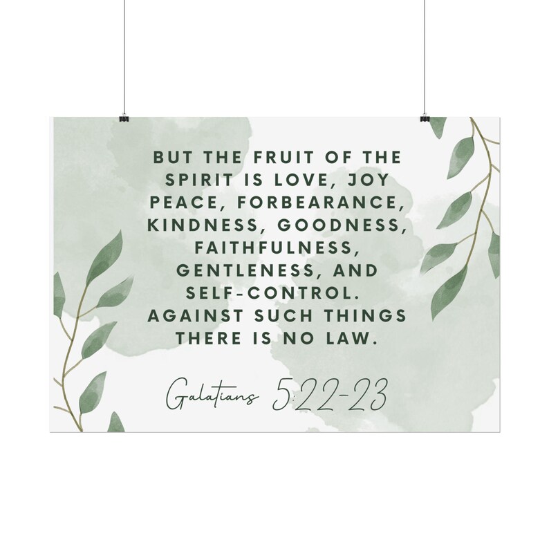 Fruit of the Spirit Poster - Etsy