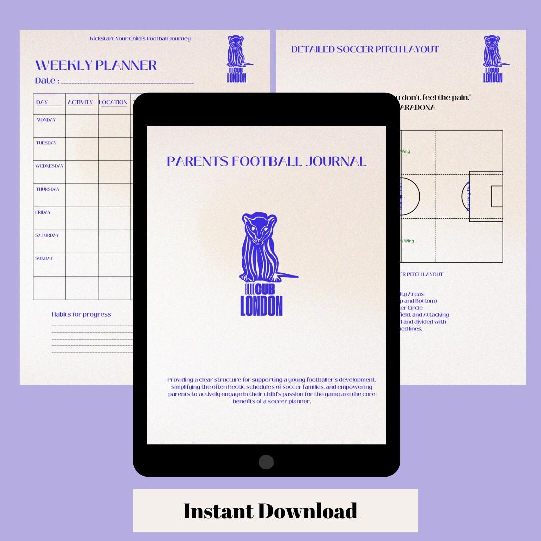 Football Journal for Your Child's Football Journey - Etsy UK