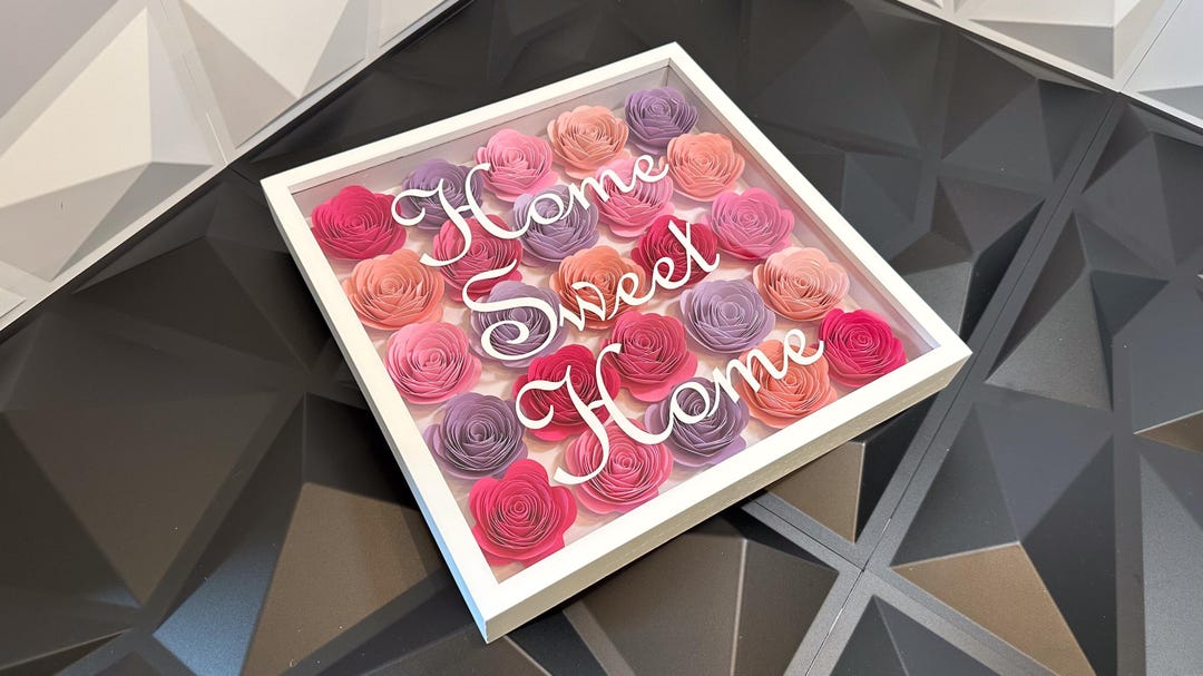 Customizable Hand Made Flower Shadow Boxes - Etsy