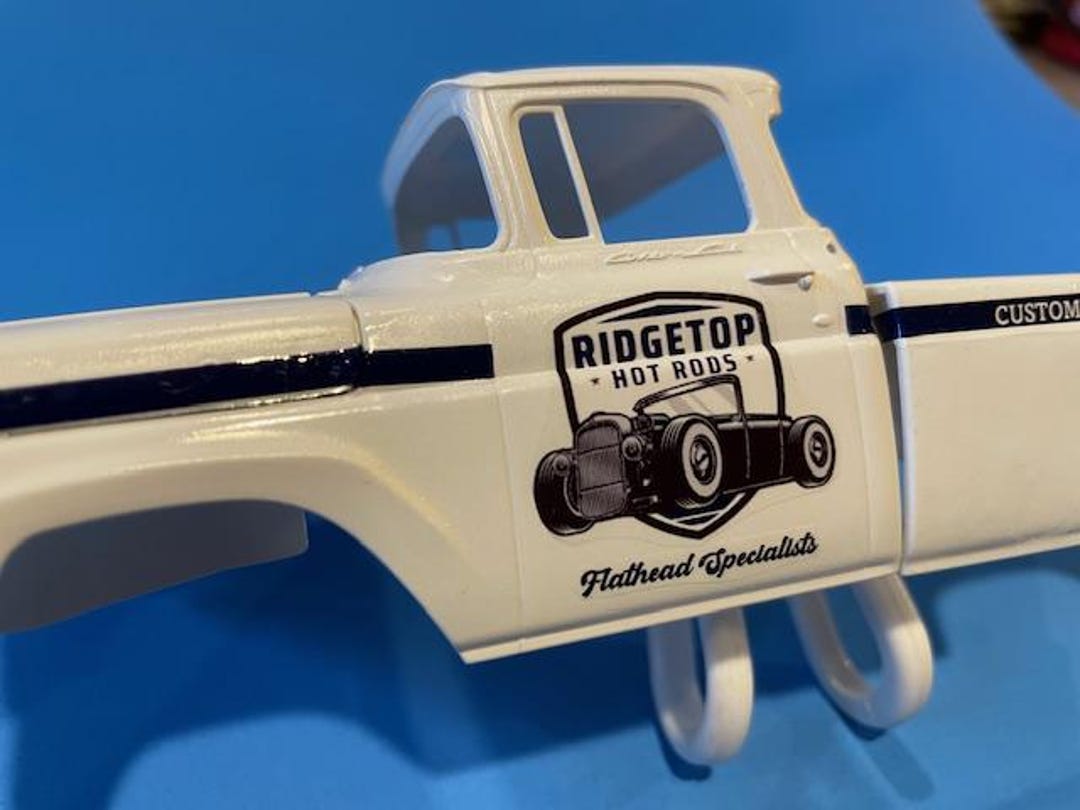 Custom Model Car Shop Series Decals 1/25 - "ridgetop HOT Rods" by Lance ...