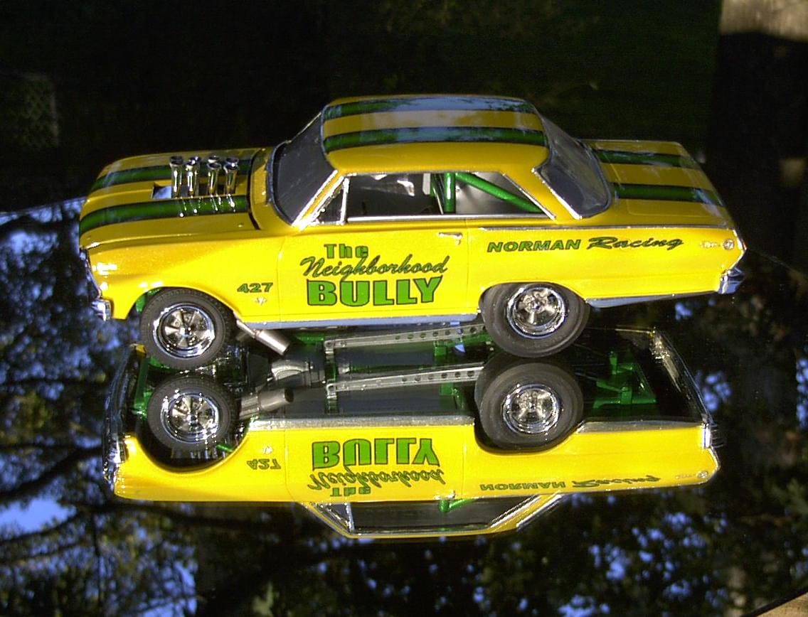 Custom Model Car Drag Race Decals: "the Neighborhood Bully" 1/25 Scale ...
