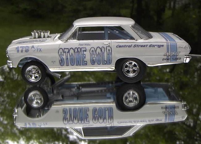 Custom "stone Cold" Drag Race Car Decals: 1/25 Scale Model - Etsy