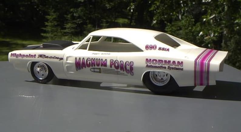 Custom "magnum Force" Drag Race Car Decals: 1/25 Scale Model - Etsy