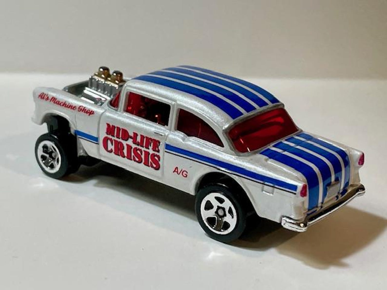 Hot Wheels - 55 Chevy Gasser - "mid-life Crisis" by Lance Norman - Etsy