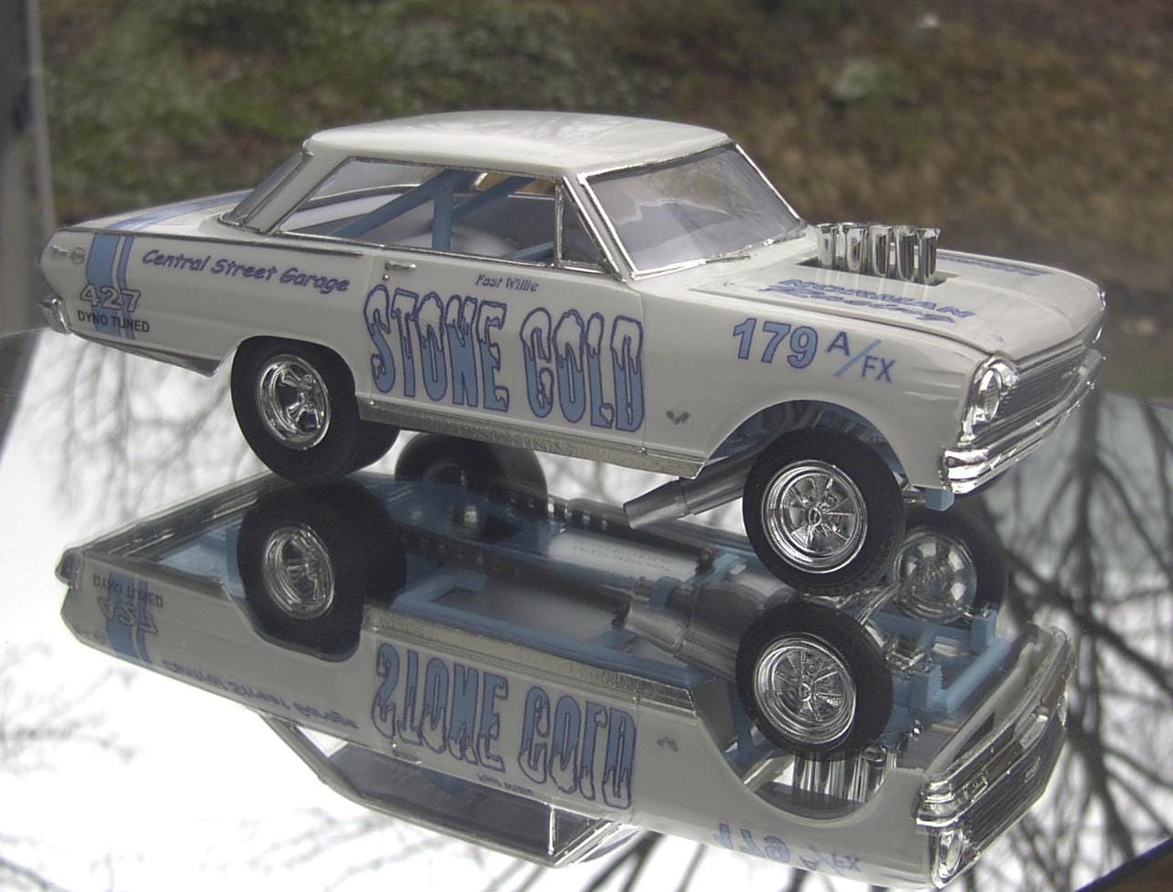 Custom "stone Cold" Drag Race Car Decals: 1/25 Scale Model - Etsy
