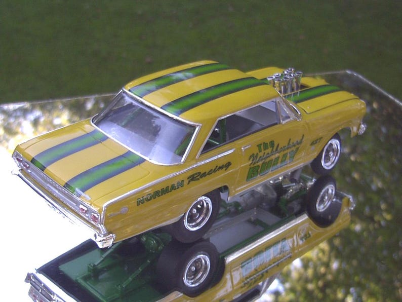 Custom Model Car Drag Race Decals 1/25 - "the Neighborhood Bully" by ...