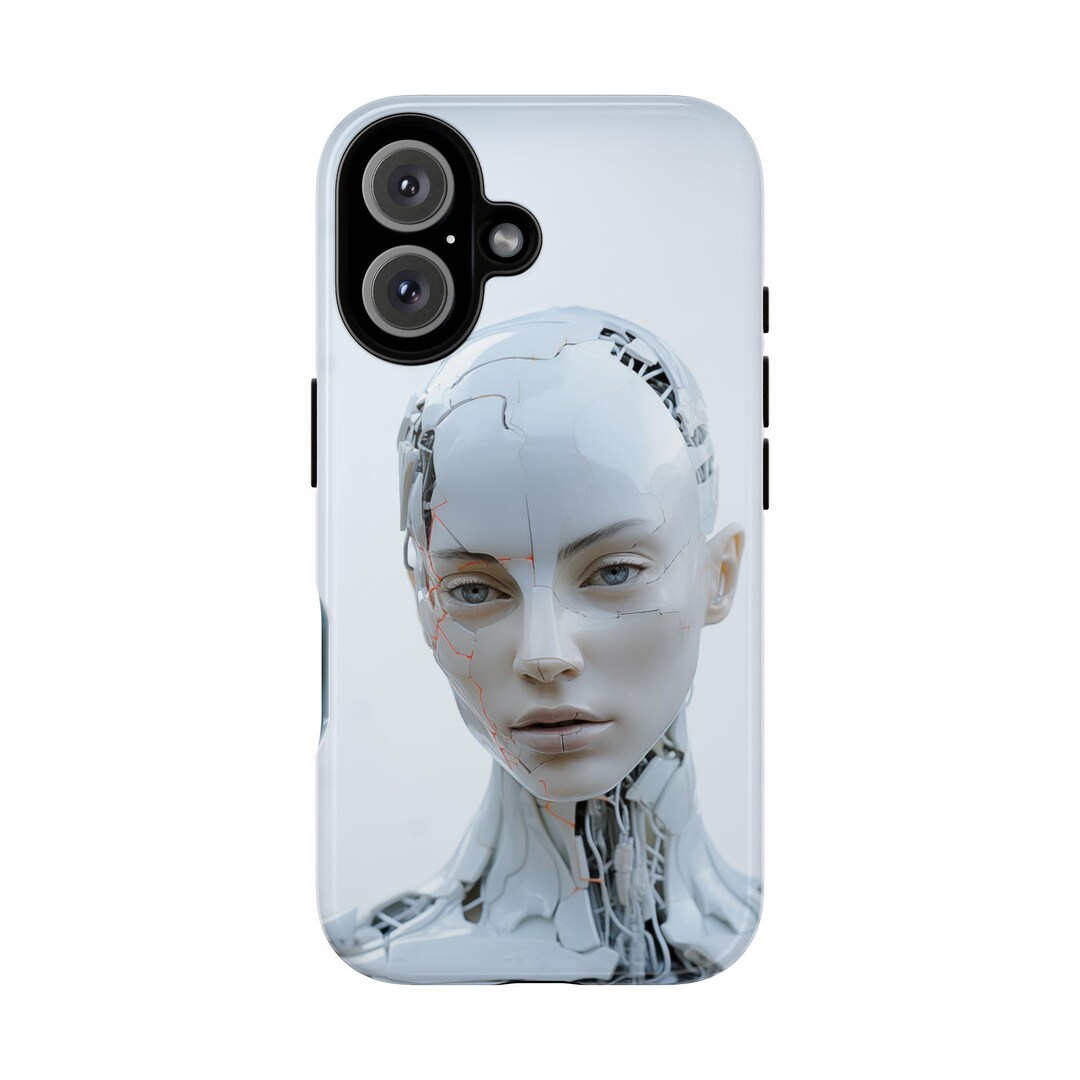 Miss Roboto iPhone Case, Tough Cases for Tech Lovers, Futuristic Design, Gift For, Unique Phone ...