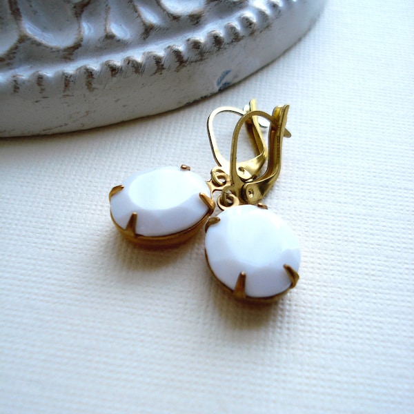 Opaque White Stone - Etsy